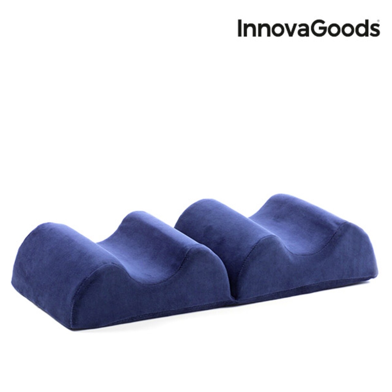 Perna ergonomica pentru picioare InnovaGoods Duo, 54x9x19 cm, poliester ...