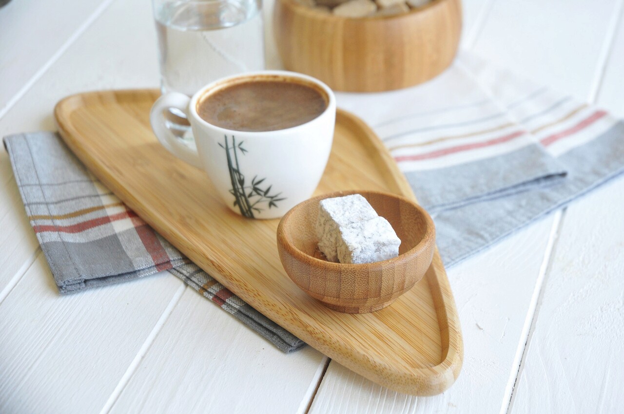 Platou servire alimente, Mbambu, 126MBM1131, Bambus, Maro - Mezoni