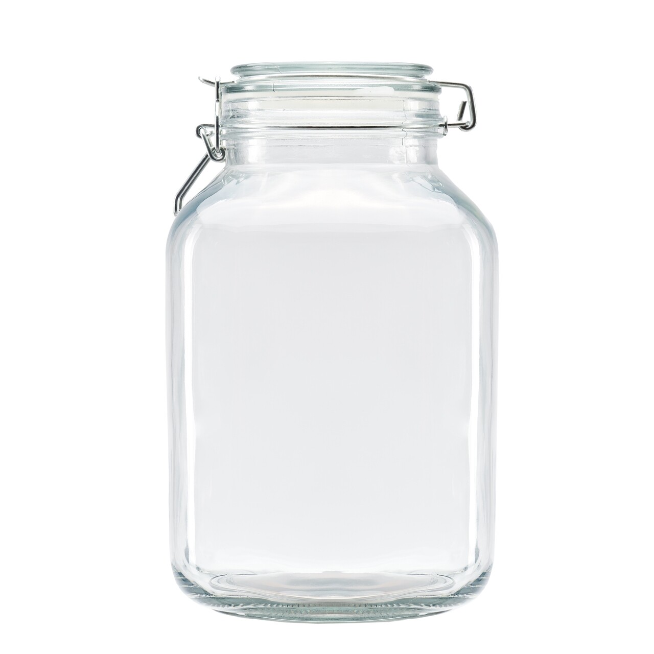 Borcan din sticla pentru depozitare, Vanora, 3L, transparent - Mezoni