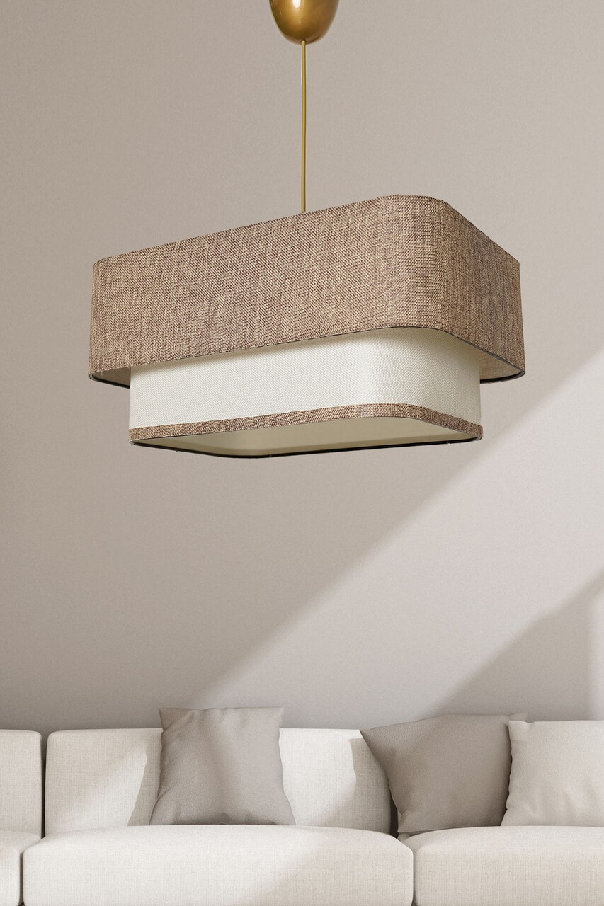 Lustra, Varianza - Cream, Beige, FullHouse, 35 x 20 x 70 cm, 1 x E27 ...