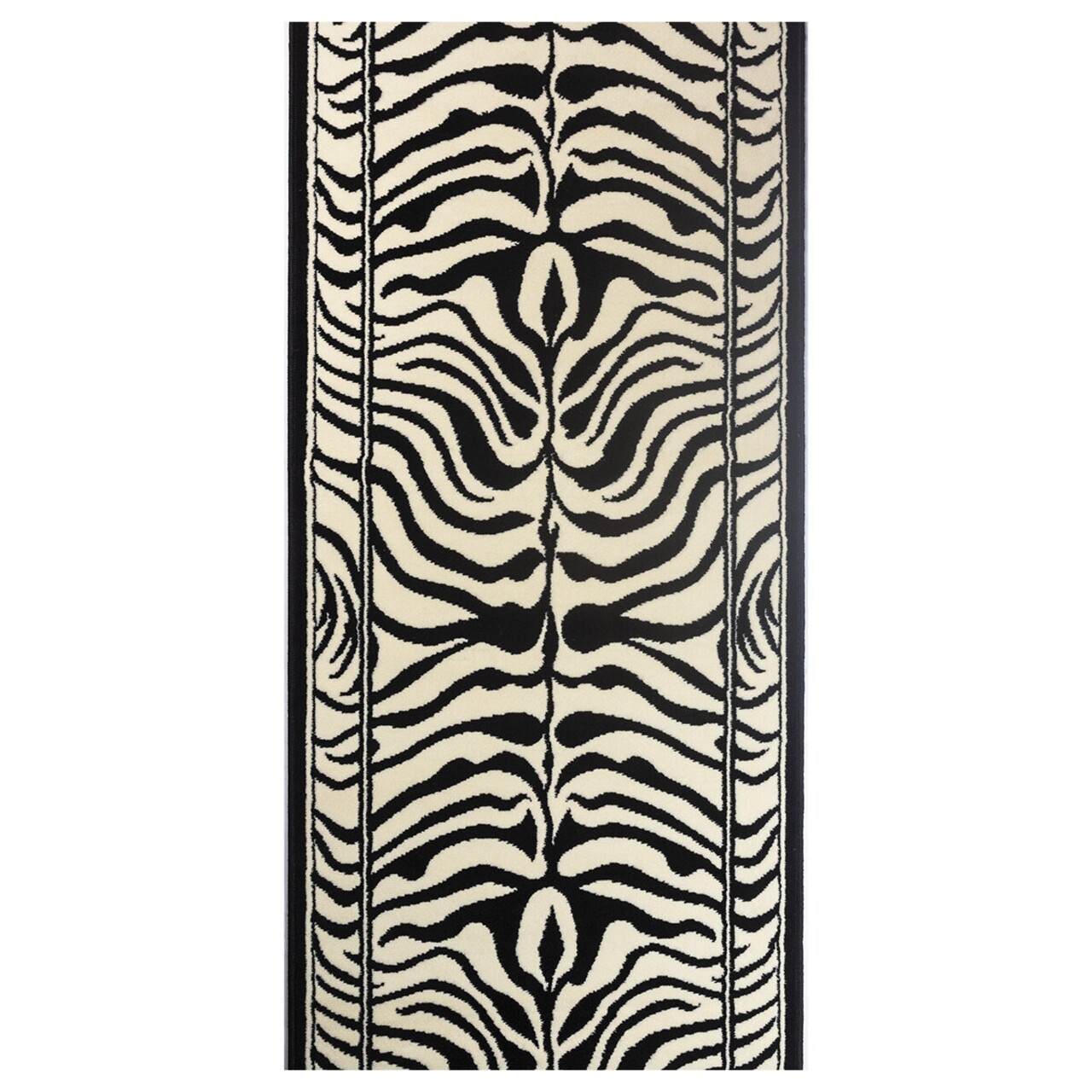 Traversa pentru hol Quba, Decorino, 80x800 cm, polipropilena, negru ...