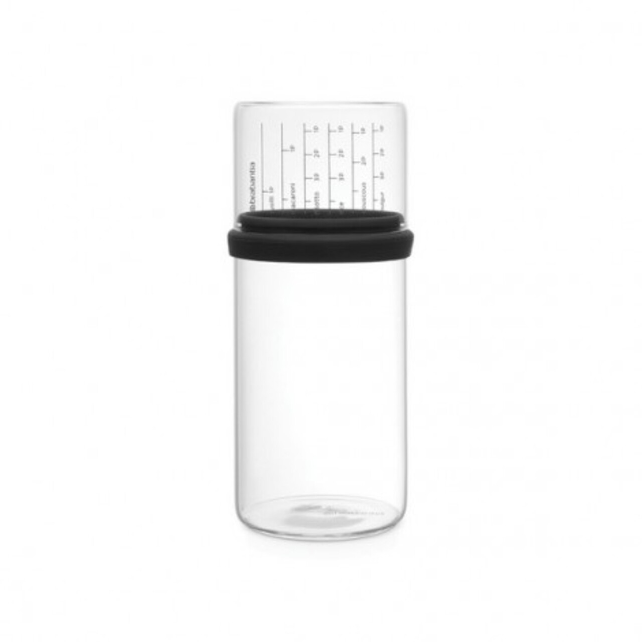 Recipient cu capac gradat, Brabantia, 290282, 1.3 L, plastic, gri ...