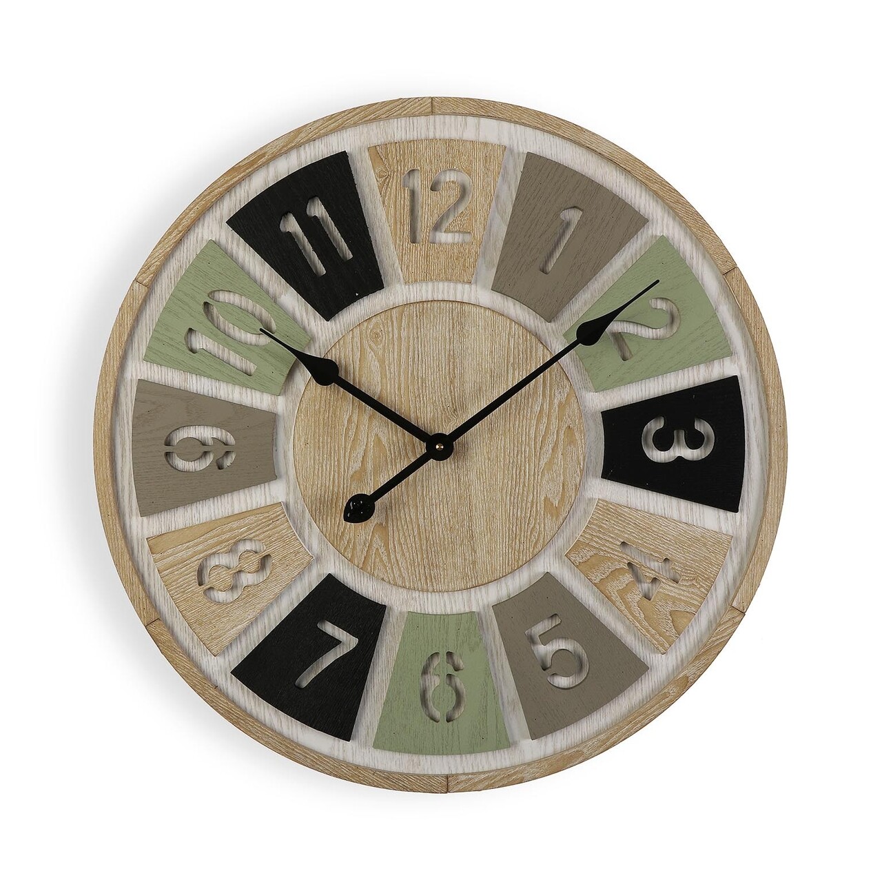 Ceas de perete Retro, Versa, 60 cm, MDF/sticla - mezoni.ro