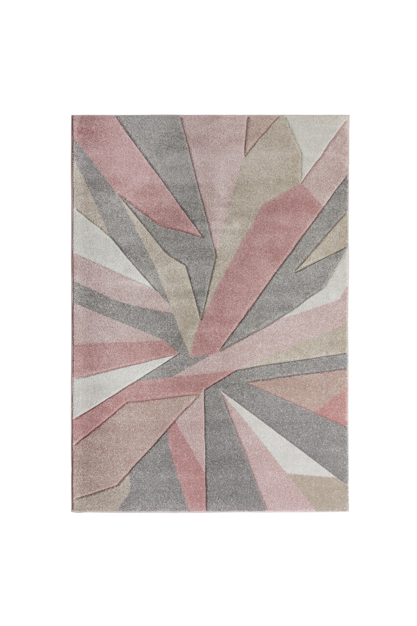 Covor Shatterdusk Pink, Flair Rugs, 120 x 170 cm, polipropilena ...