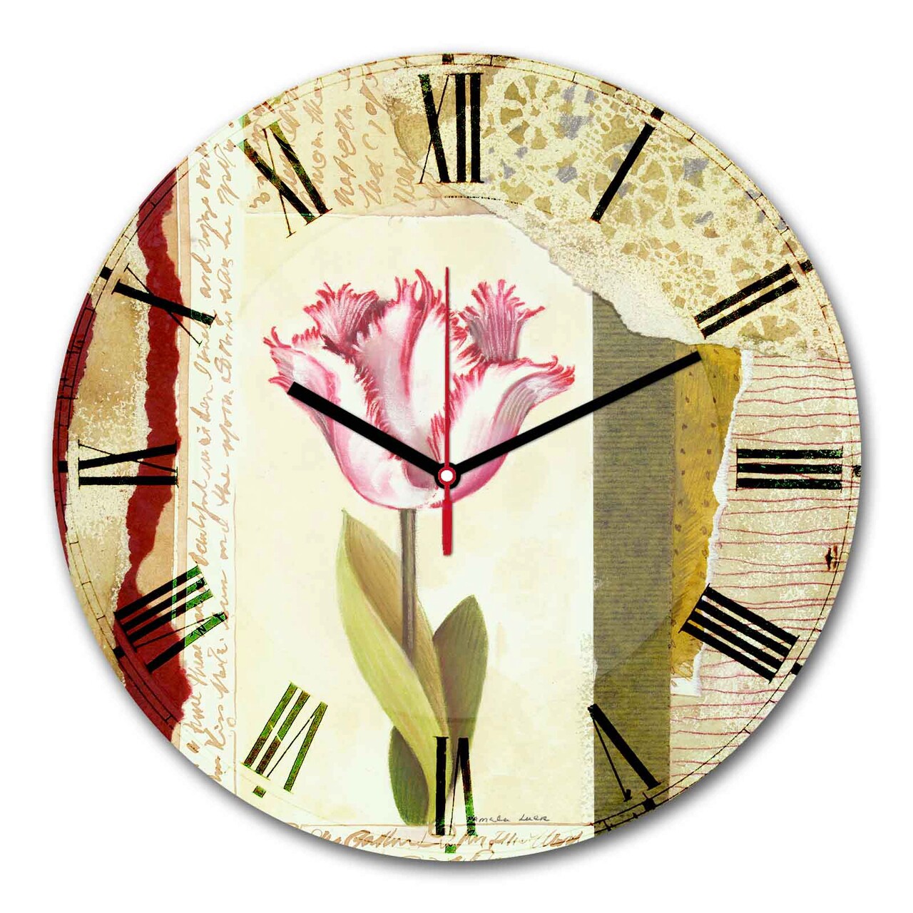 Ceas de perete, 3030MS-051, MDF, ø30 cm, Multicolor - mezoni.ro