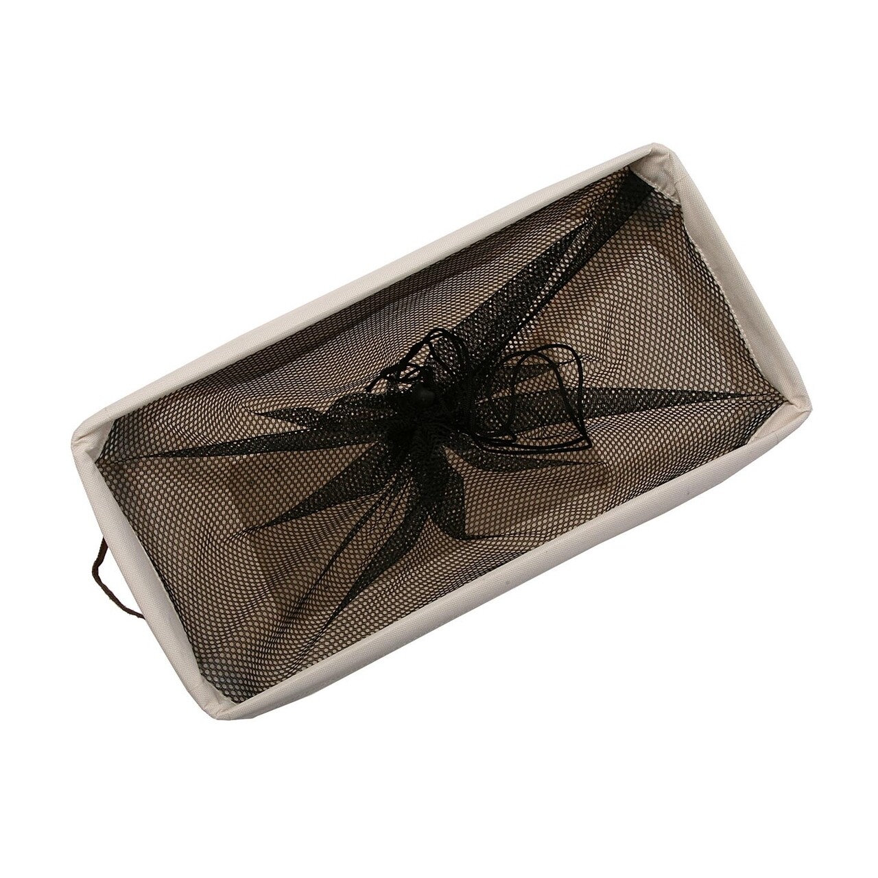 Cos de rufe cu roti Rectangular, Versa, 40x17x60 cm, bej - Mezoni