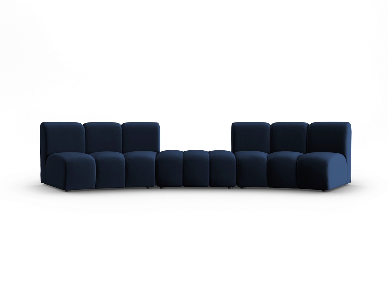 Canapea semirotunda 4 locuri, Lupine, Micadoni Home, BL, 367x118x70 cm ...