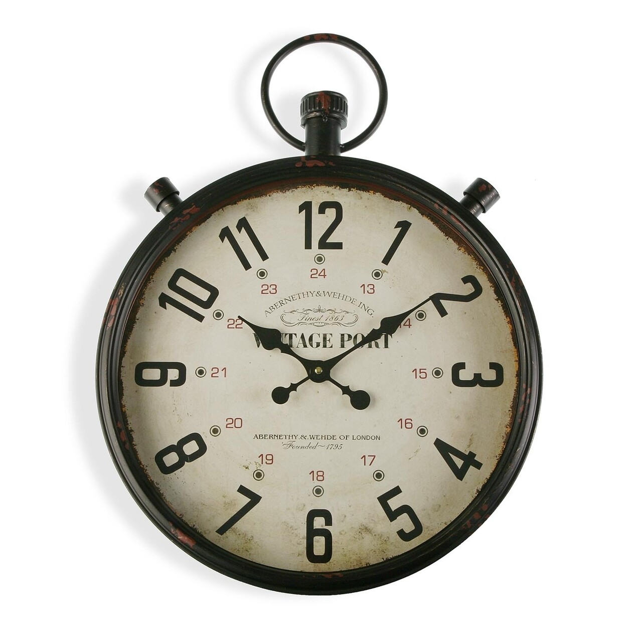 Ceas de perete Vintage Port, Versa, 44x60 cm, metal - mezoni.ro