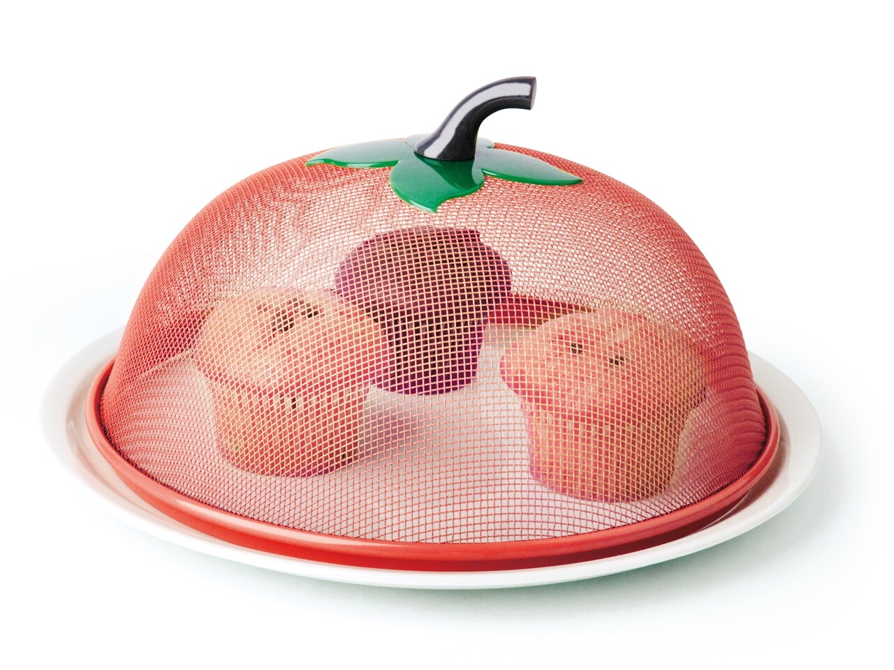 Cos cu capac pentru fructe, Apple, Excelsa, Ø26.5 cm, rosu - mezoni.ro