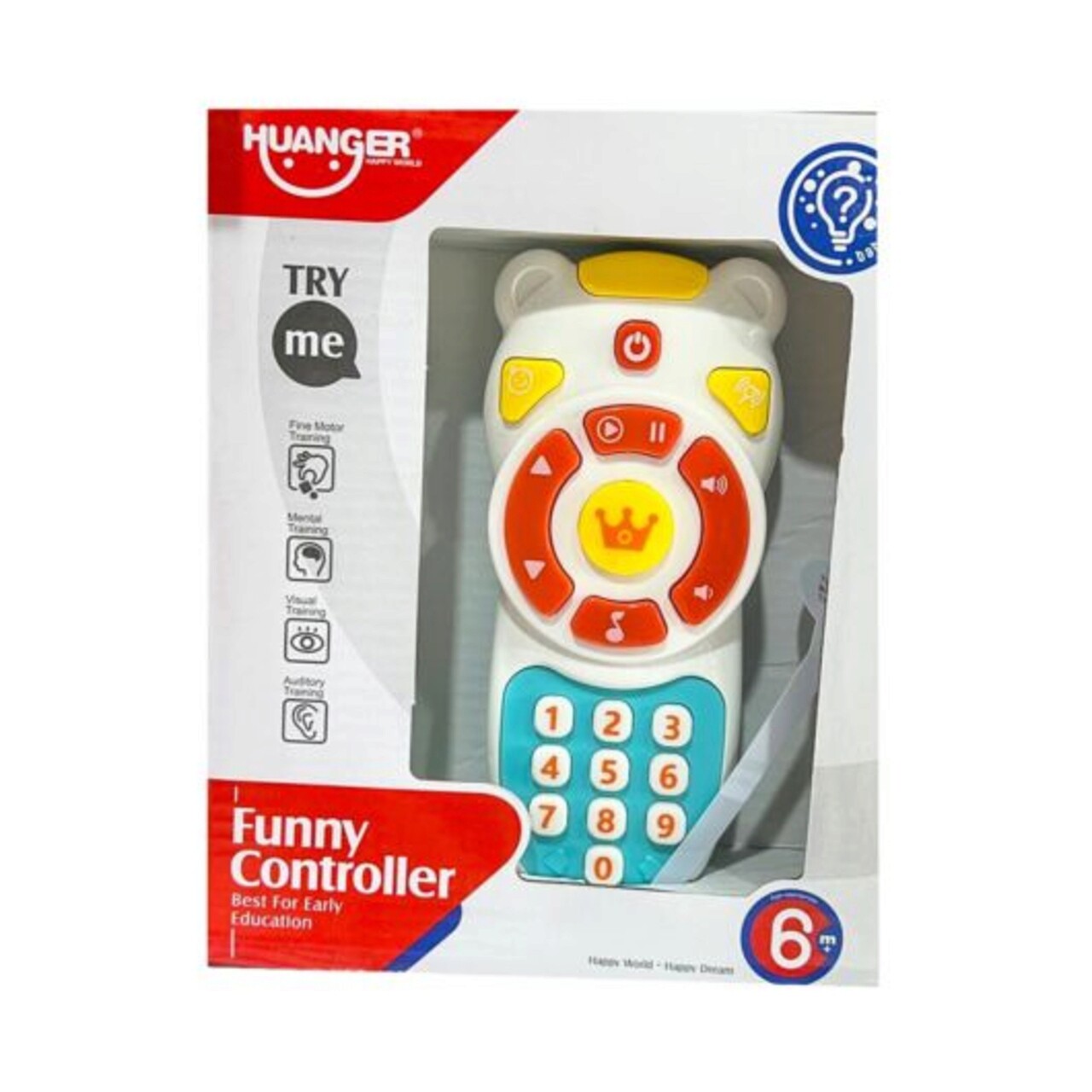 Jucarie telecomanda, Baby Controller, HE0529, 6M+, plastic, multicolor - mezoni.ro