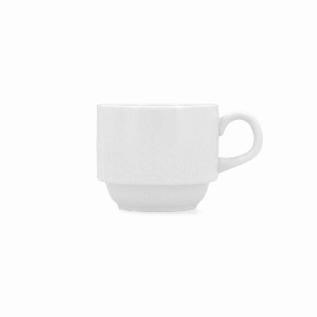 Ceasca, Bidasoa, Glacial, 180 ml, ceramica, alb - mezoni.ro