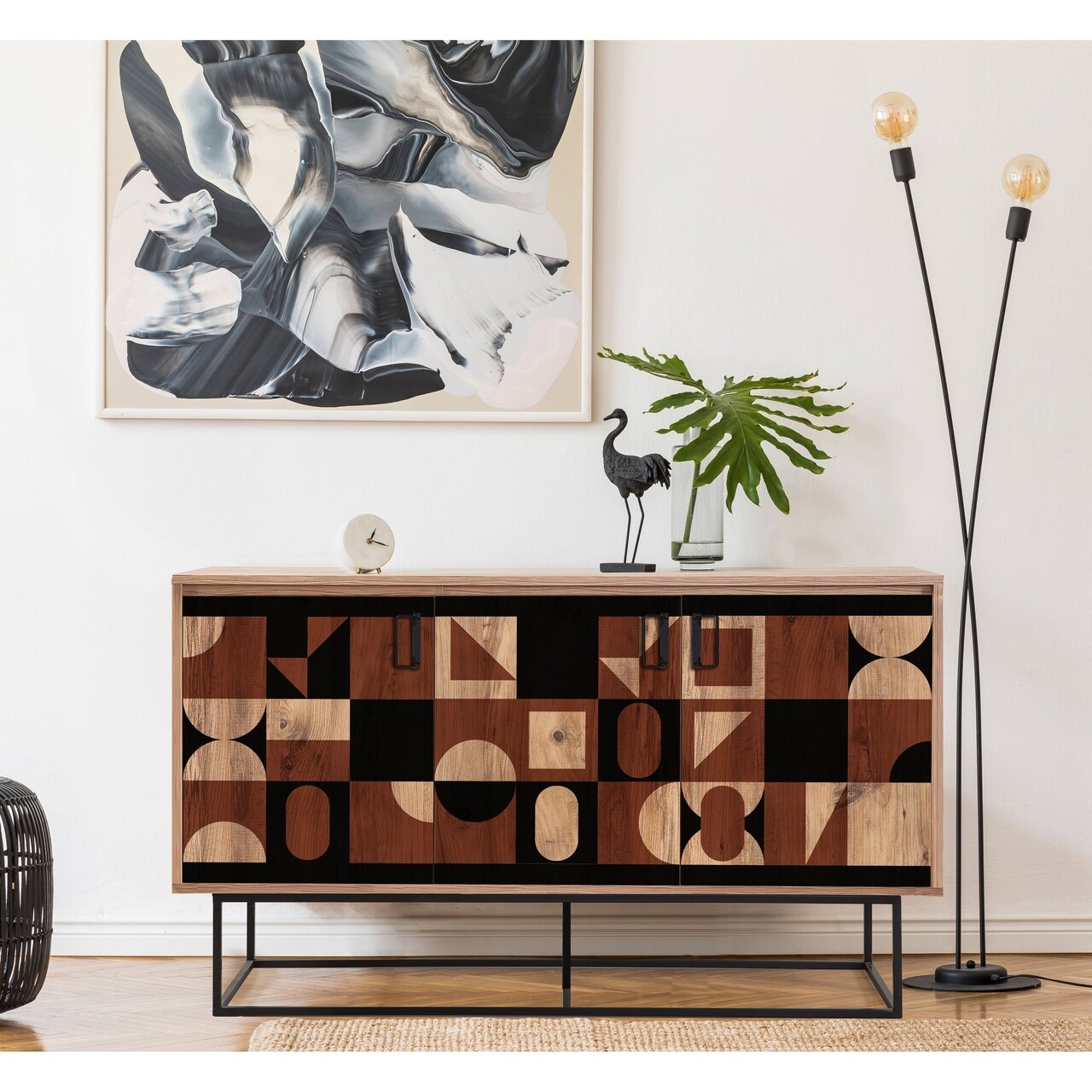 Dulap multifunctional, Sapphire, Quantum Mare - Chess, 140 x 80 x 40 cm ...