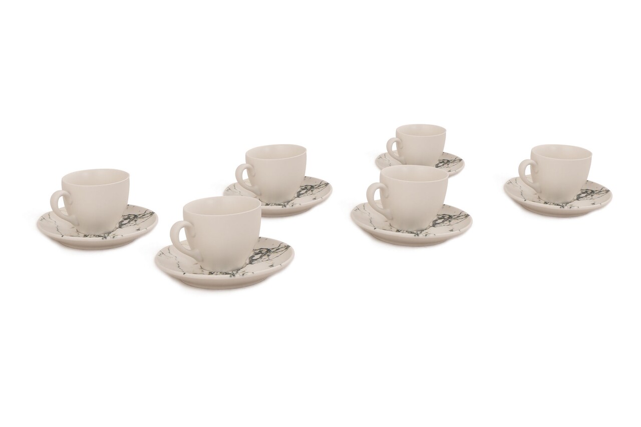 Set de cafea Kutahya Porselen, NNLM12KT893313, 12 piese, portelan ...