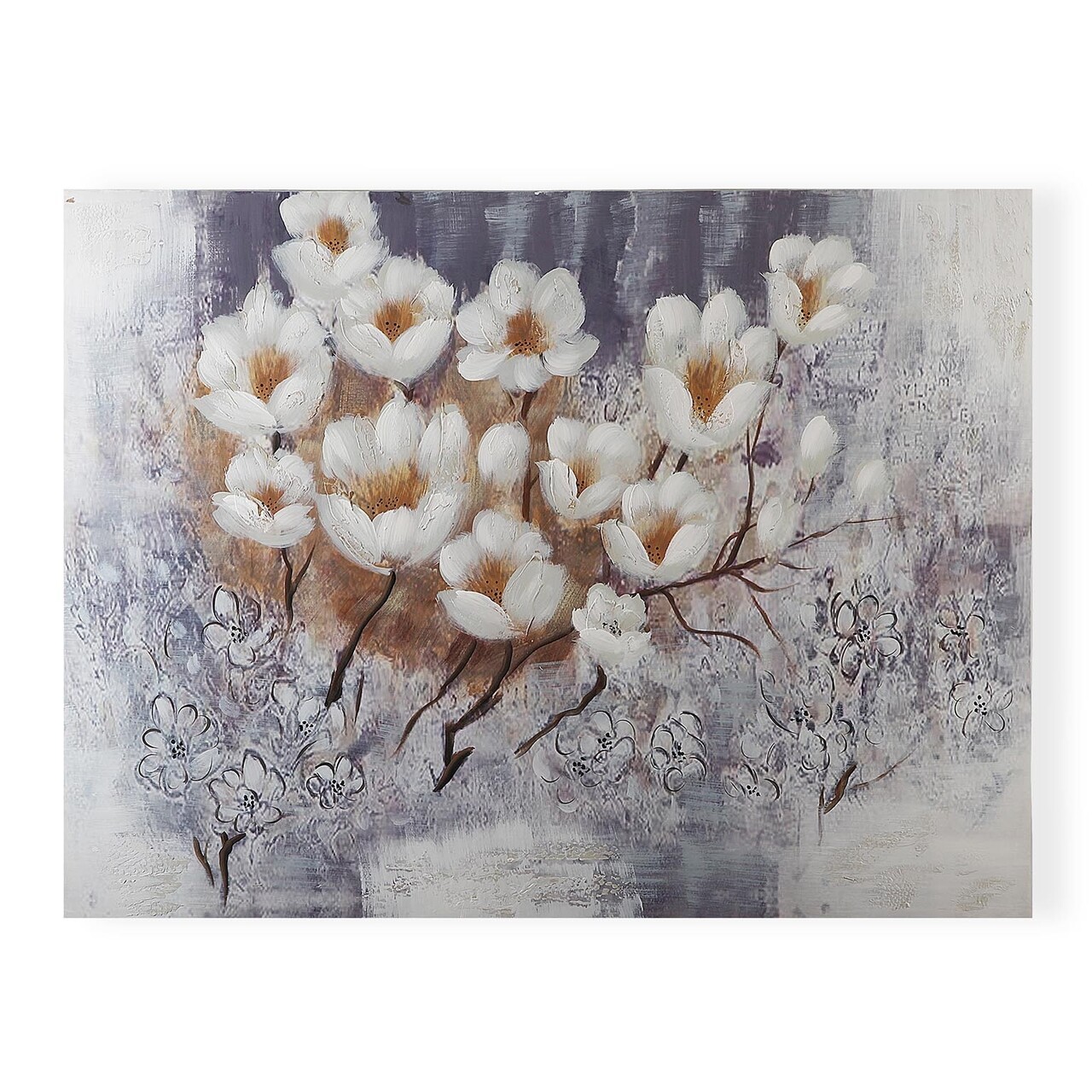 Tablou decorativ Hanna Flowers, Versa, 120 x 90 cm, canvas - mezoni.ro