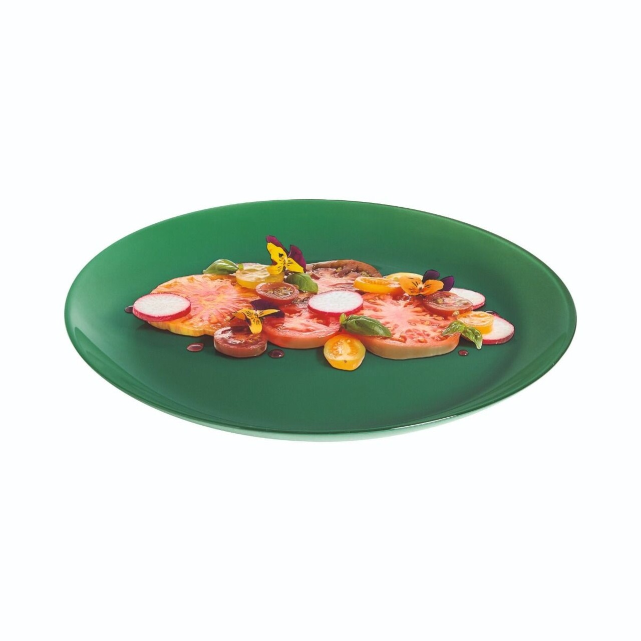 Farfurie intinsa, Luminarc, Arty Forest, Ø 26 cm, sticla, verde - mezoni.ro