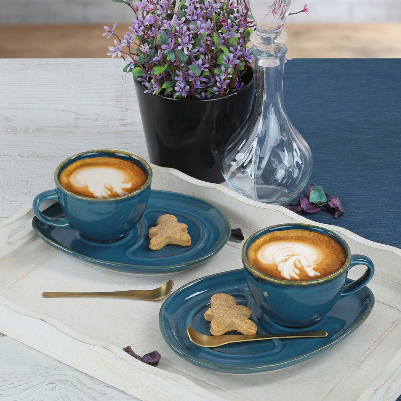 Set cesti de cafea, Keramika, 275KRM1495, Ceramica, Multicolor - Mezoni