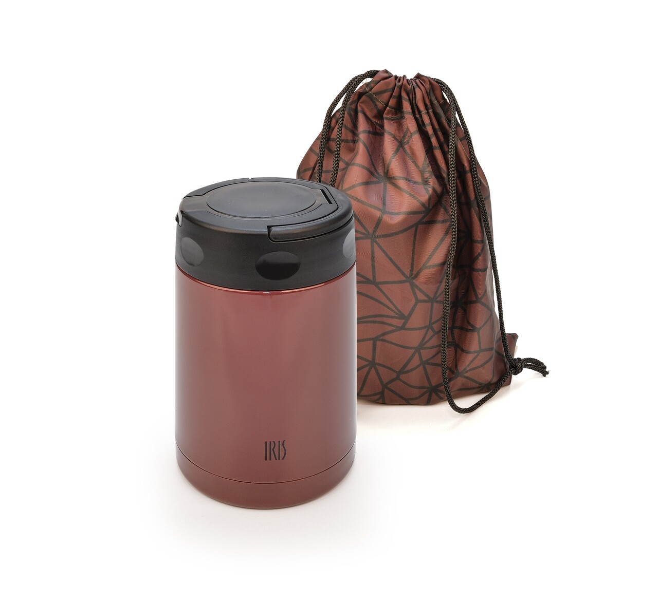 Termos pentru mancare cu lingura pliabila Termo Lunchbox, Iris ...