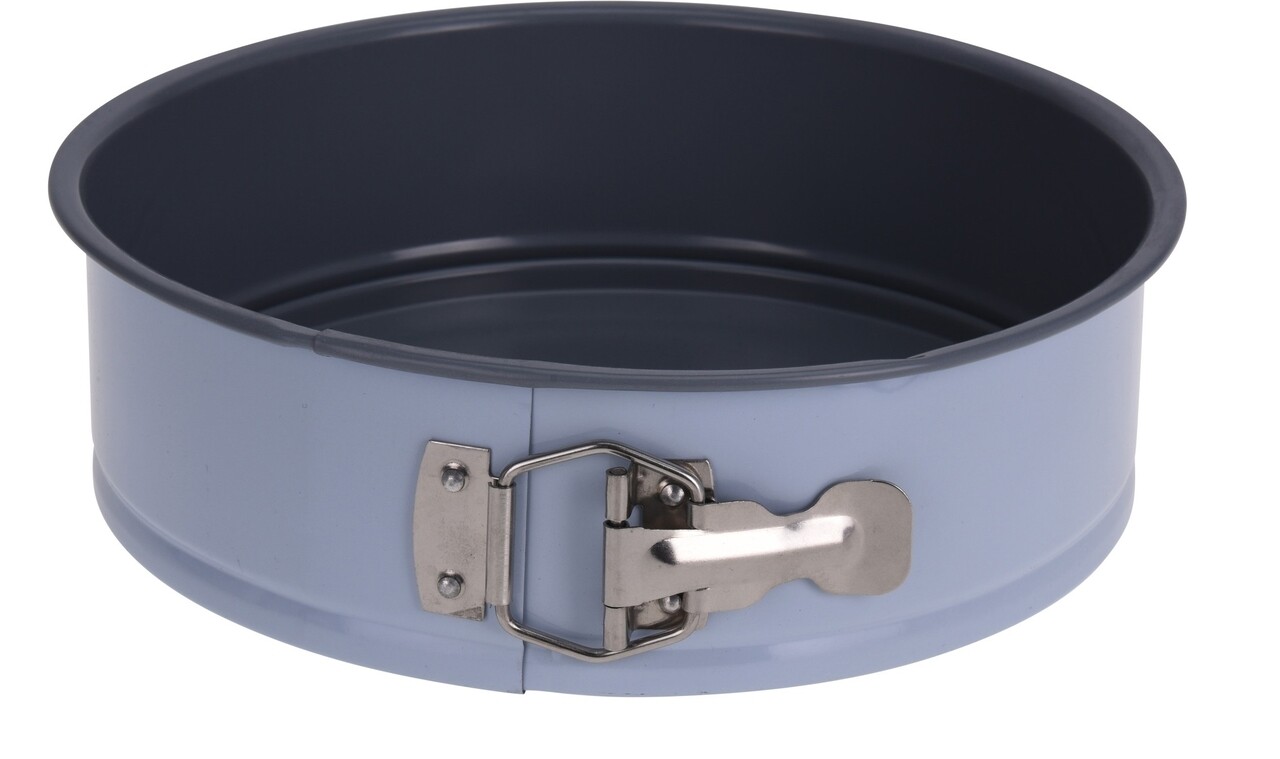 Tava pentru tort, 24 x 6.8 cm, margine detasabila, otel carbon, mov ...