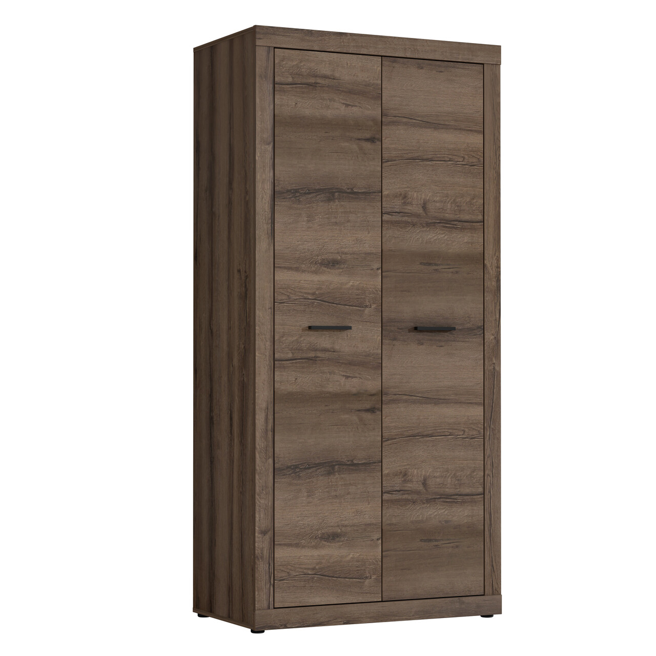 Dulap Ubbergen, Bedora, 93.1x52x197 cm, PAL/plastic, maro - mezoni.ro