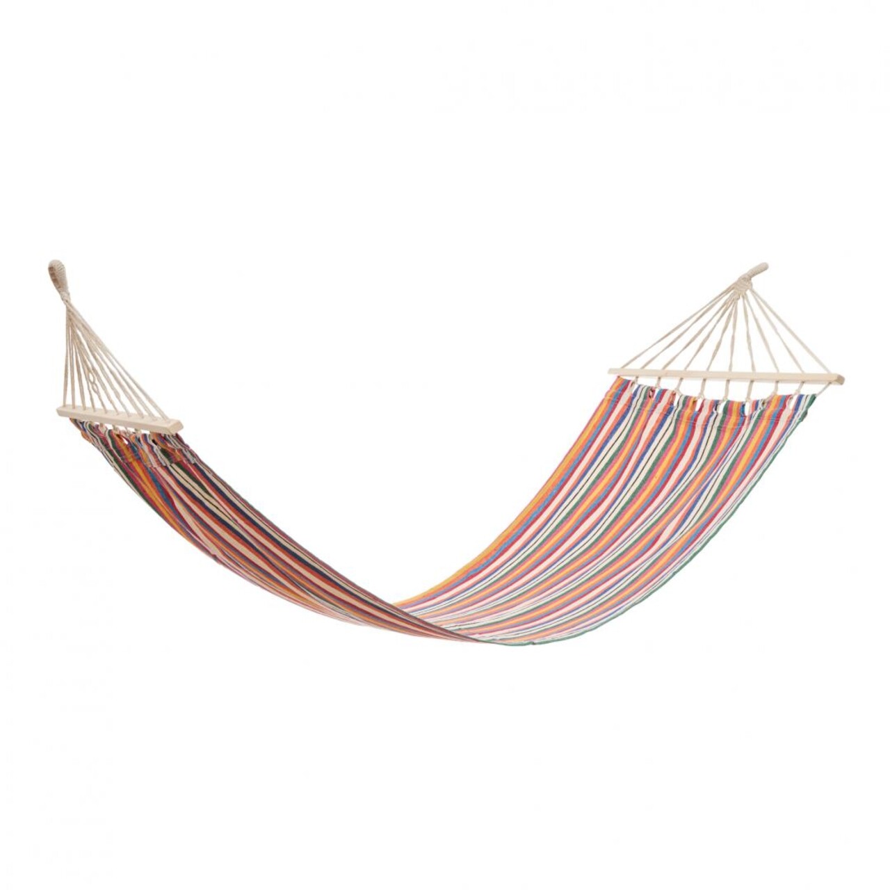 Hamac Stripes, Heinner, 200x80 cm, bumbac/poliester, portocaliu/alb ...