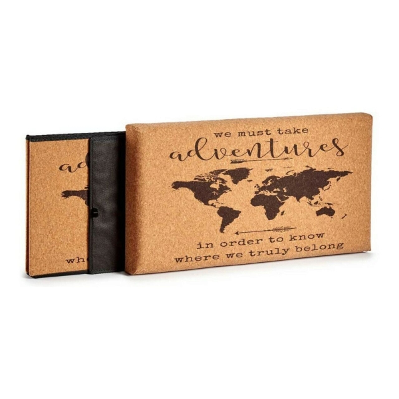 Cutie cu capac World Map, Gift Decor, pliabila, 72 x 36 x 36 cm, MDF ...