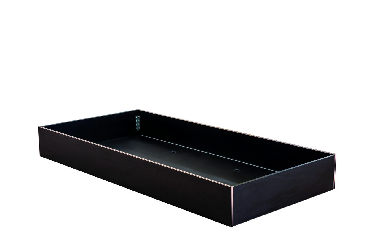 Pat extensibil, Çilek, Black Pull-Out Bed (90X190), 93x24x194 cm ...