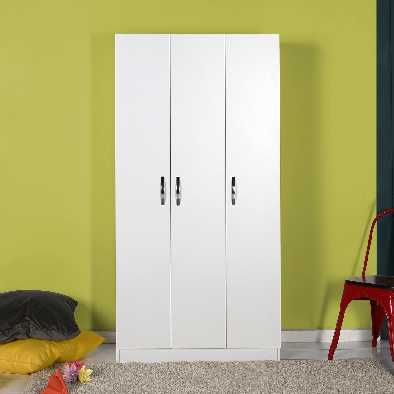 Dulap pentru haine, Adore, TPGR-30-BB-1, 91x182x47 cm, PAL, Alb - Mezoni