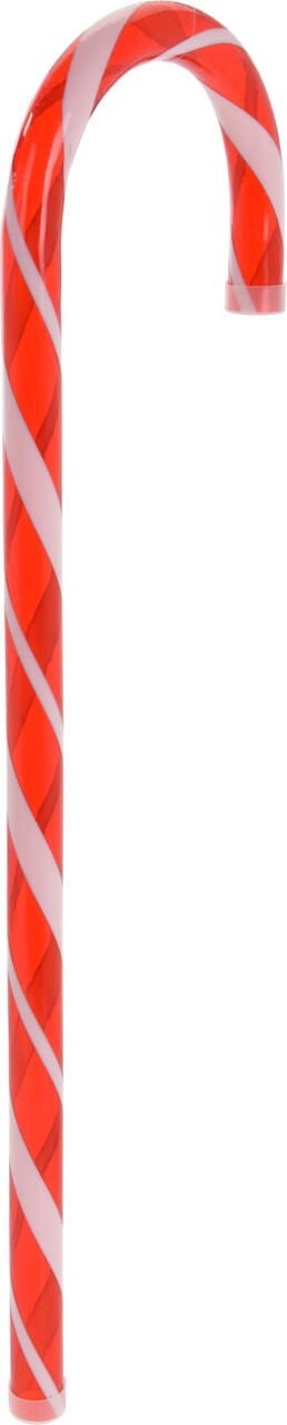 Decoratiune Candy cane, H62 cm, polipropilena, rosu/alb - Mezoni