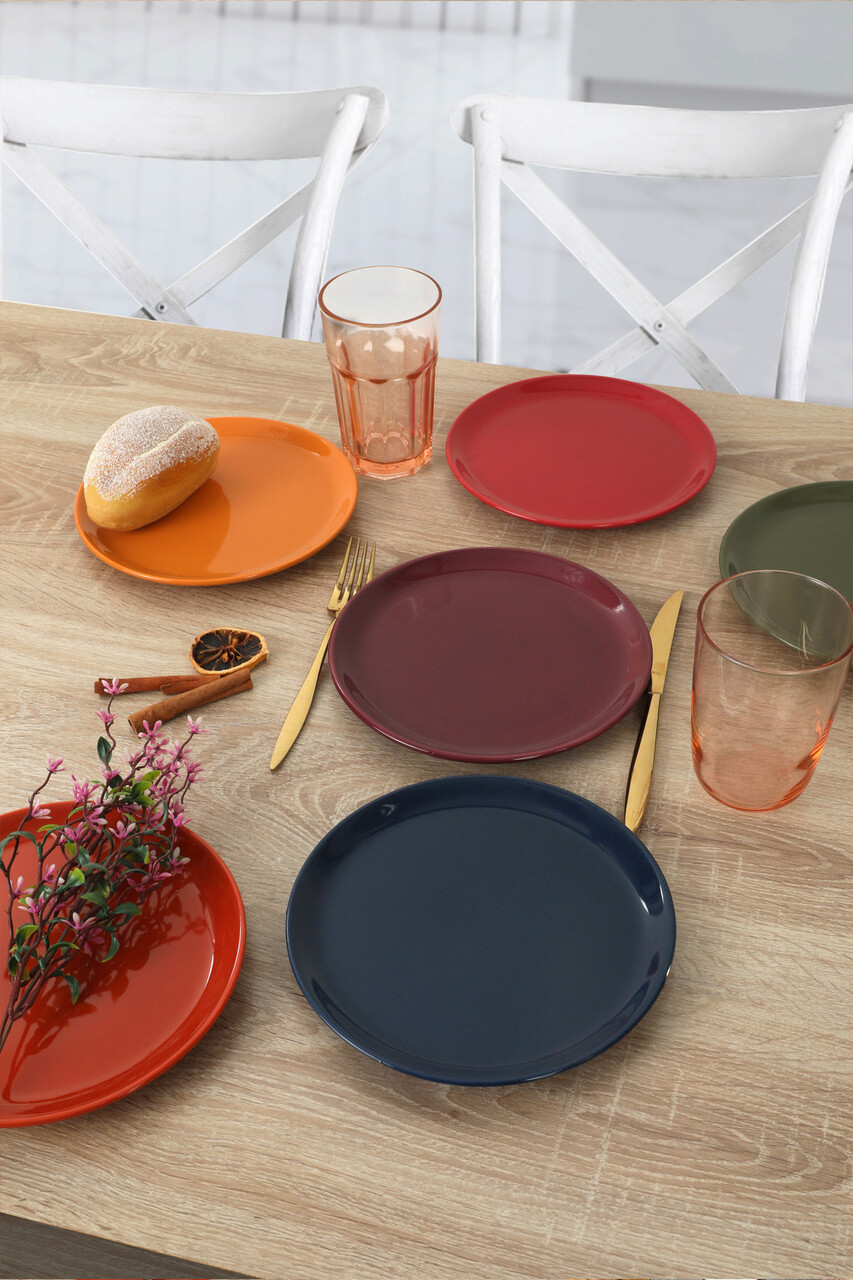 Set farfurii pentru desert, Keramika, 275KRM1586, Ceramica, Multicolor ...