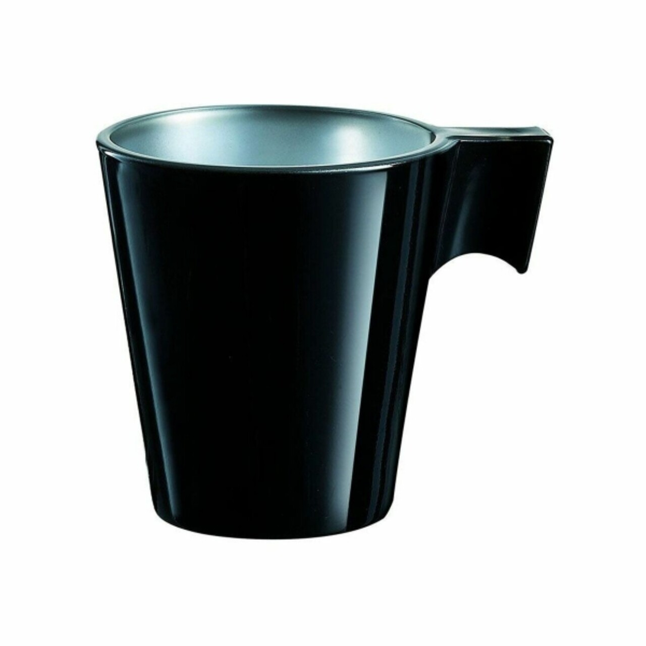Ceasca, Luminarc, Flashy Expresso, 80 ml, sticla, negru - Mezoni