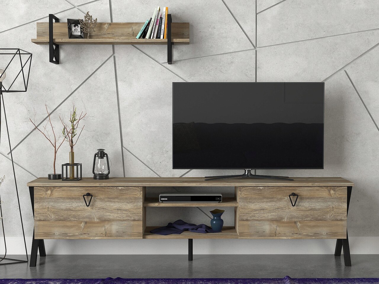 Comoda TV, Tera Home, Zath, PAL, Nuc / Negru - mezoni.ro