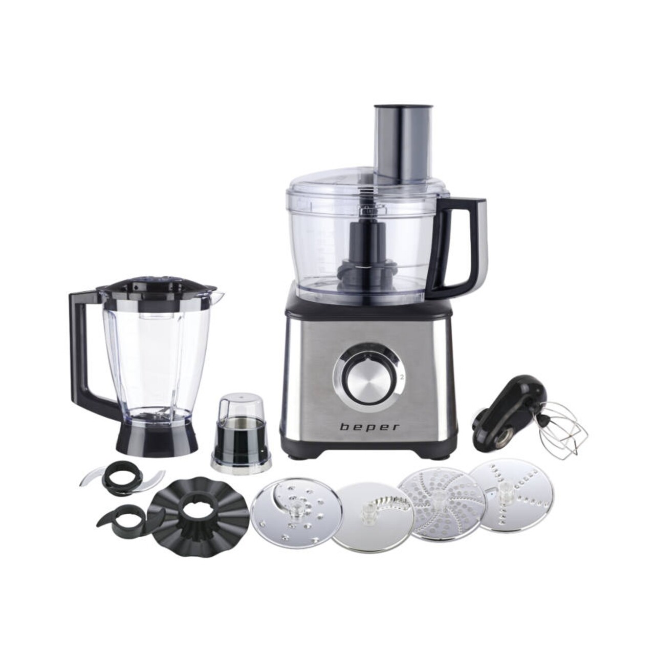 Robot multifunctional de bucatarie BP.500, Beper, 600 W, 2 trepte de ...