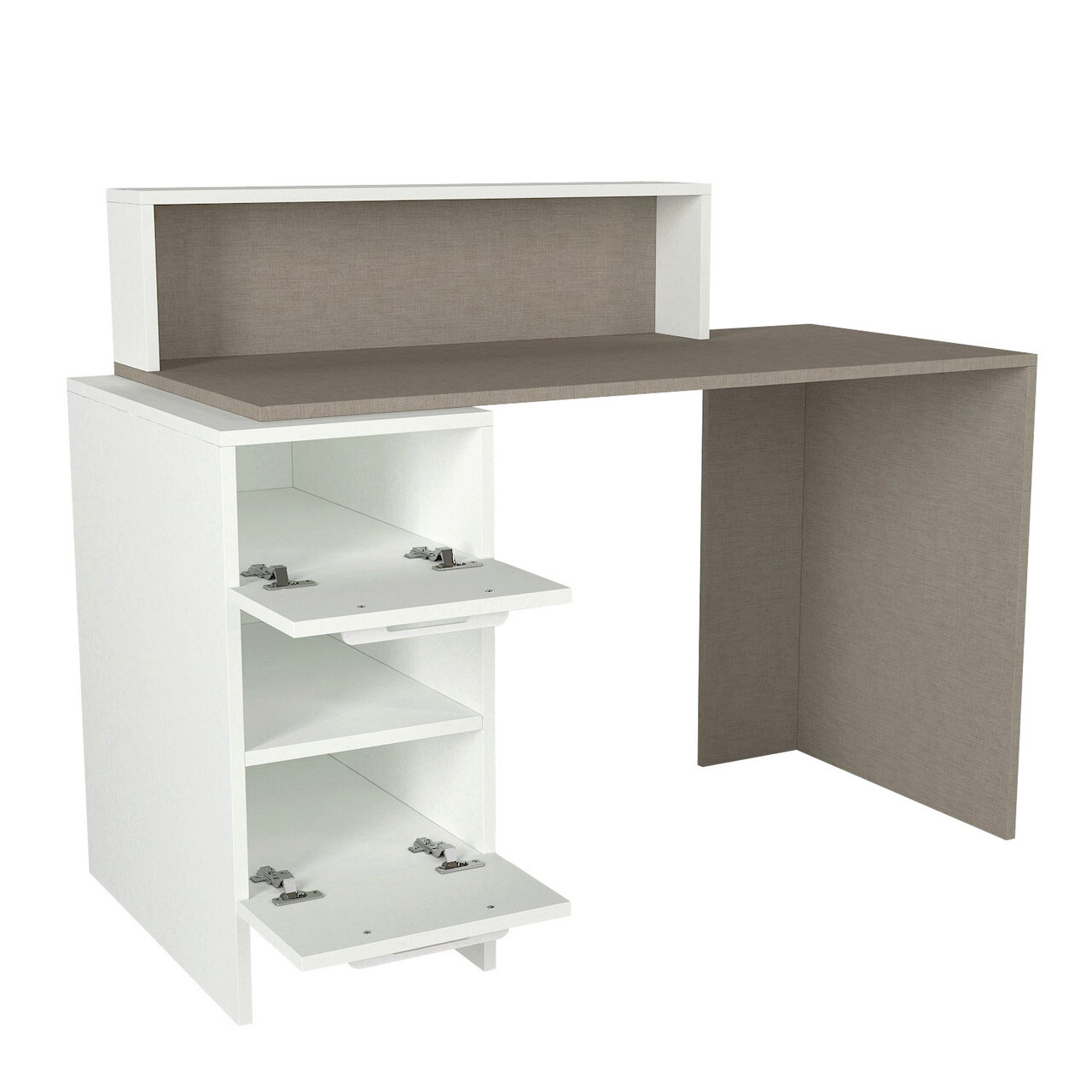 Birou, Tera Home, Mikasa, PAL, Alb - Mezoni