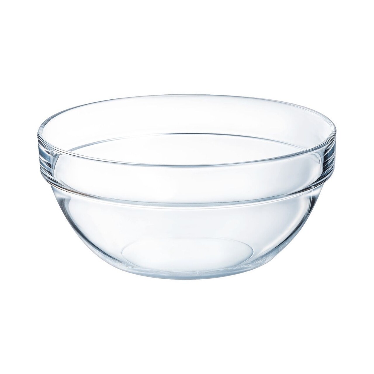 Bol salata, Luminarc, Empilable, Ø 17 cm, sticla, transparent - Mezoni