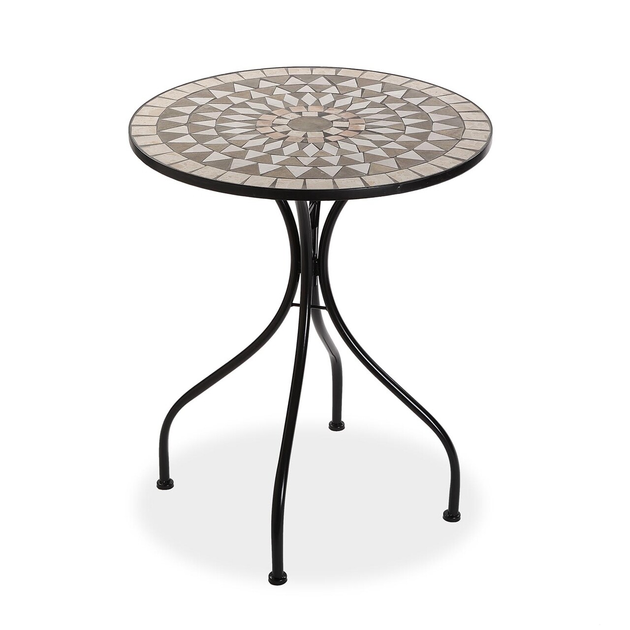 Masuta pentru gradina Natural Greek, Versa, Ø60x71 cm, metal - Mezoni