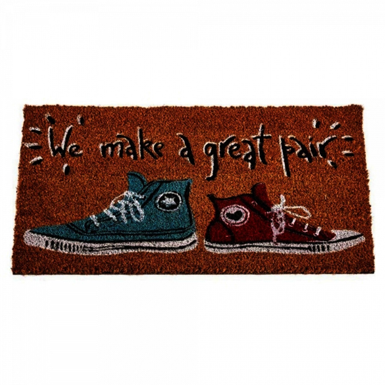 Covoras de intrare Slippers, Gift Decor, 40 x 60 cm, fibra de nuca de ...