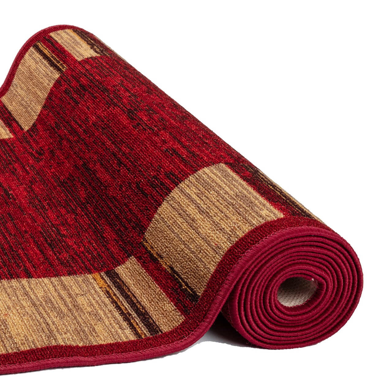 Traversa pentru hol Phoenix, Decorino, 80x600 cm, poliamida, rosu ...