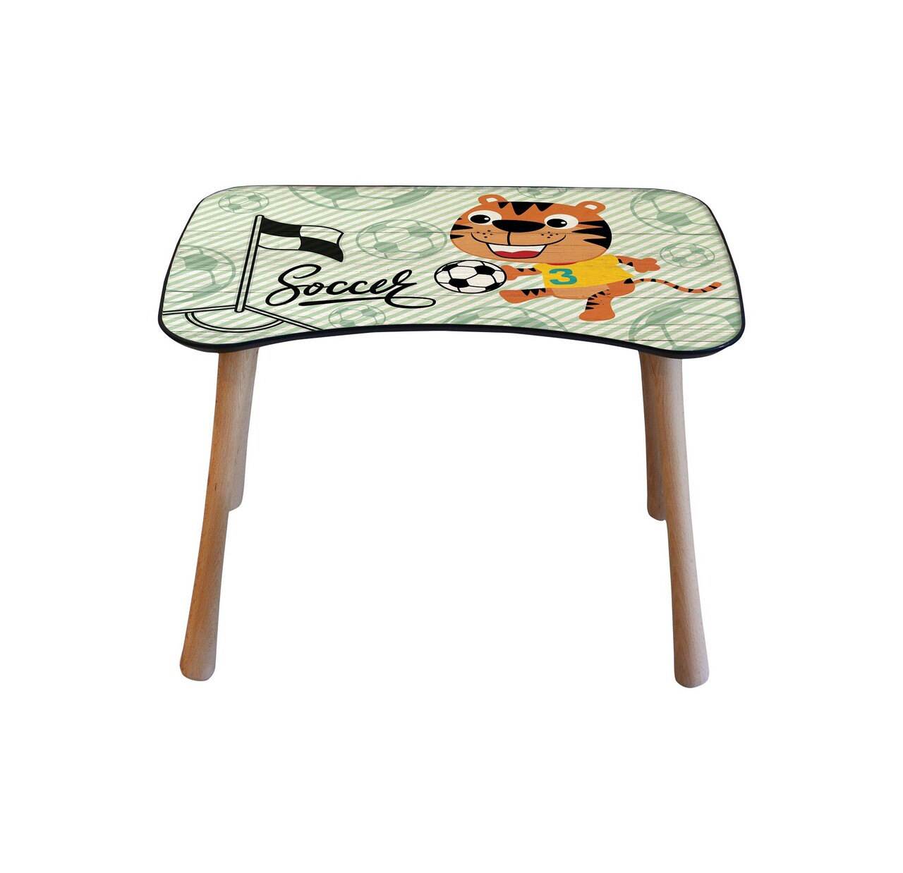 Masa pentru copii, Popcorn, PSTE05-TBL, 65x41x60 cm, MDF , Multicolor ...