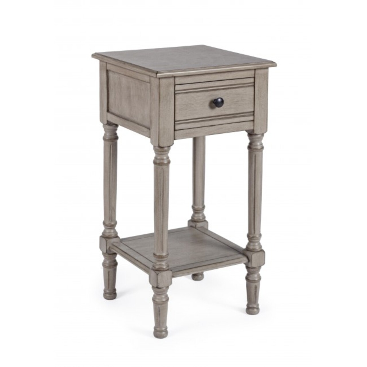 Masuta inalta cu 1 sertar, Margaret, Bizzotto, 36x36x72 cm, lemn de pin ...